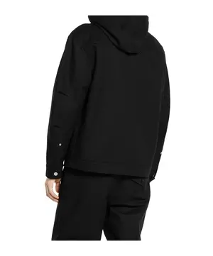 Gucci Gg Cotton Denim Jacquard Zip Jacket