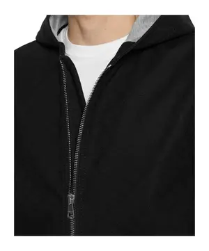 Gucci Gg Cotton Denim Jacquard Zip Jacket
