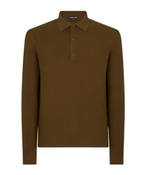 Tom Ford Long Sleeve Polos For Men