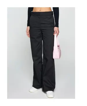 Palm Angels High-waisted Wide-leg Chino Trousers