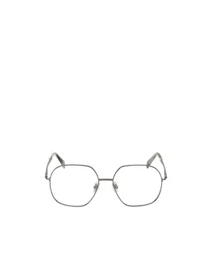 Max Mara Oval Frame Eyeglasses - White