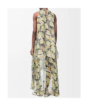 Loewe Allover Daffodil Floral Printed Sleeveless Maxi Dress