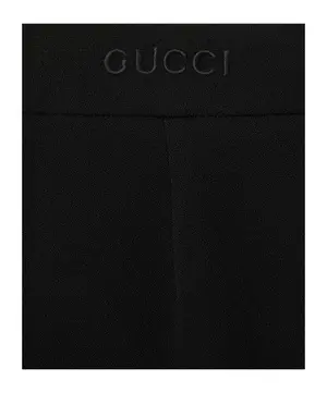 Gucci Embroidered Sable Pants