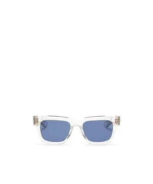 AKONI Geometric Sunglasses - Blue