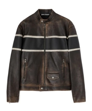 Palm Angels Biker Jacket - Brown