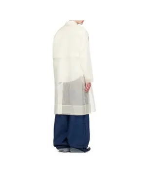 Simone Rocha Stuffed Carnation Sheer Organza Coat