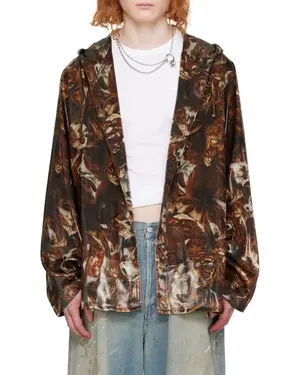 Acne Studios Graphic Print Hooded Jacket