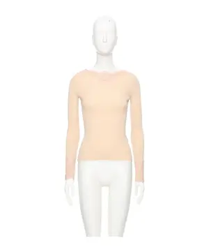 Valentino Garavani Lace Detailed Long-sleeved Jumper