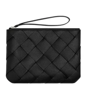 Bottega Veneta Diago Large Pouch - Black