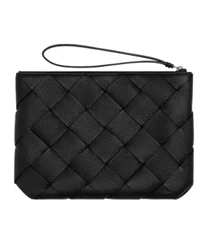 Bottega Veneta Diago Large Pouch - Black