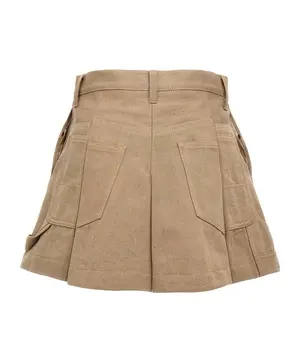 Sacai Pleated Folded Shorts