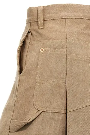 Sacai Pleated Folded Shorts