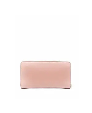 Stella McCartney Logo Perforated Zipped Wallet - Pink