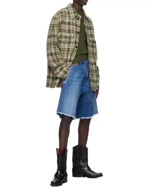 Isabel Marant Étoile Kevron Checked Shirt Jacket - Green