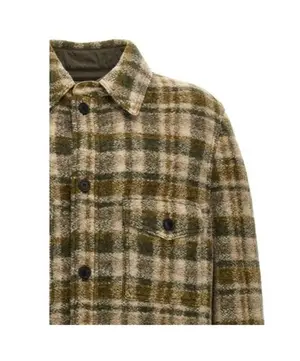 Isabel Marant Étoile Kevron Checked Shirt Jacket - Green