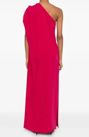 P.a.r.o.s.h One-shoulder Draped Maxi Dress - Red