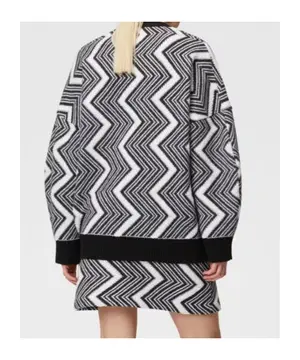 Missoni Zigzag Wool V-neck Sweater