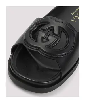 Gucci Interlocking G Cut Out Sandals