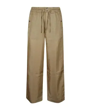 Dries Van Noten Drawstring Waist Casual Pants - Brown
