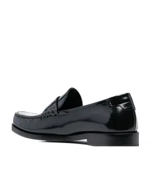 Saint Laurent Le Loafer Logo Plaque Slip-on Loafers