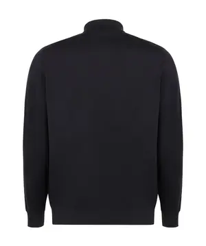 DRUMOHR Long Sleeve Polo Shirt - Black