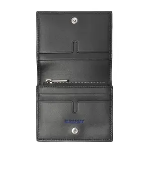 Burberry Check Coin Card Case
