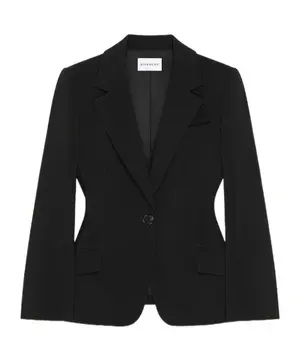 Givenchy Single-breasted Jacket With Notched Lapel - Black