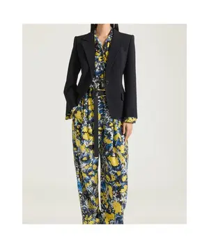 Givenchy Single-breasted Jacket With Notched Lapel - Black