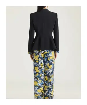 Givenchy Single-breasted Jacket With Notched Lapel - Black
