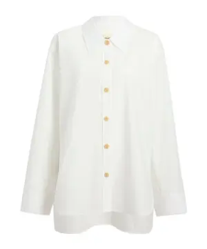 Khaite Herschel Buttoned Shirt - White
