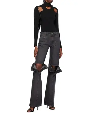 Coperni Logo Patch Mid-rise Jeans