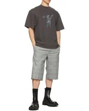 We11Done Teddy Print Crewneck T-shirt