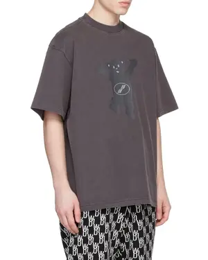 We11Done Teddy Print Crewneck T-shirt