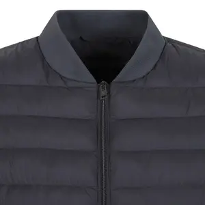 Herno Quilted Bomber Down Jacket - Black