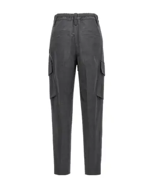 Brunello Cucinelli High-waisted Cargo Trousers