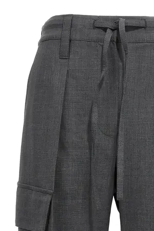 Brunello Cucinelli High-waisted Cargo Trousers
