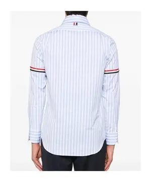 Thom Browne Long-sleeved Shirt - Blue