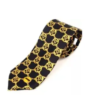 Moschino Classic Logo Pattern Neck Tie