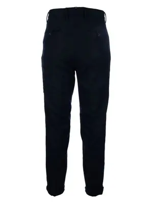 Incotex Pressed-crease Trousers - Black