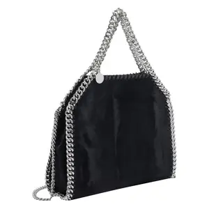 Stella McCartney Falabella Chain Linked Mini Tote Bag - Black