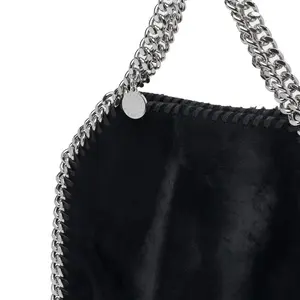 Stella McCartney Falabella Chain Linked Mini Tote Bag - Black