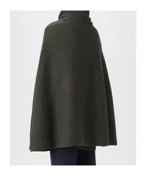 Fabiana Filippi Stand-up Collar Knitted Cape