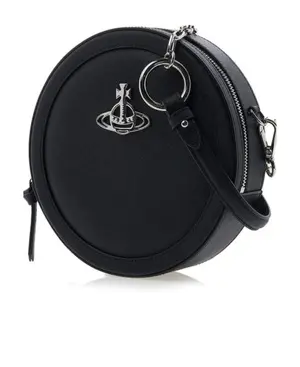 VIVIENNE WESTWOOD Zipper Shoulder Bag - Black