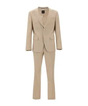 Hugo Boss H Huge Slim Fit Suit - Beige