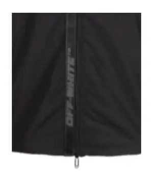 Off-White Lightweight Jacket With Industrial Strap Detail