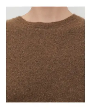 THE ROW Lorynna Crewneck Jumper In Textured Cashmere And Silk