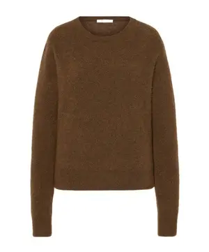 THE ROW The Row Lorynna Crewneck Jumper In Textured Cashmere And Silk
