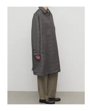 THE ROW Wool-silk Check Coat