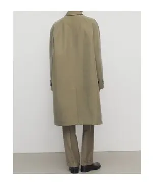 THE ROW Wool-silk Check Coat