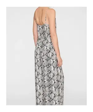 ANINE BING Snake Print V-neck Camisole - Serpentine